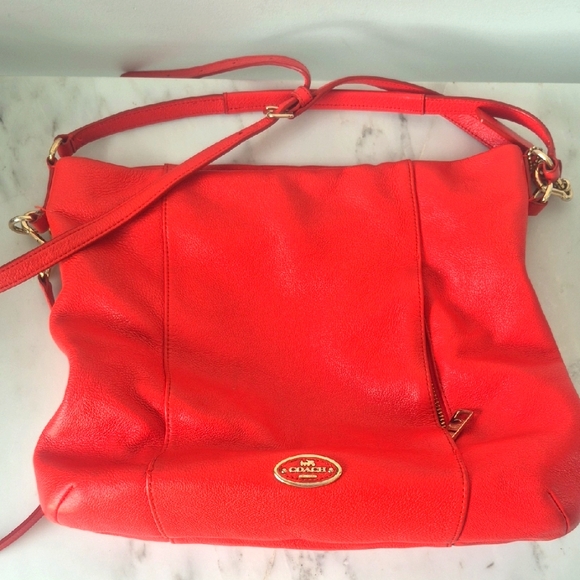 Coach | Bags | Coach Red Leather Crossbody Bag | Poshmark